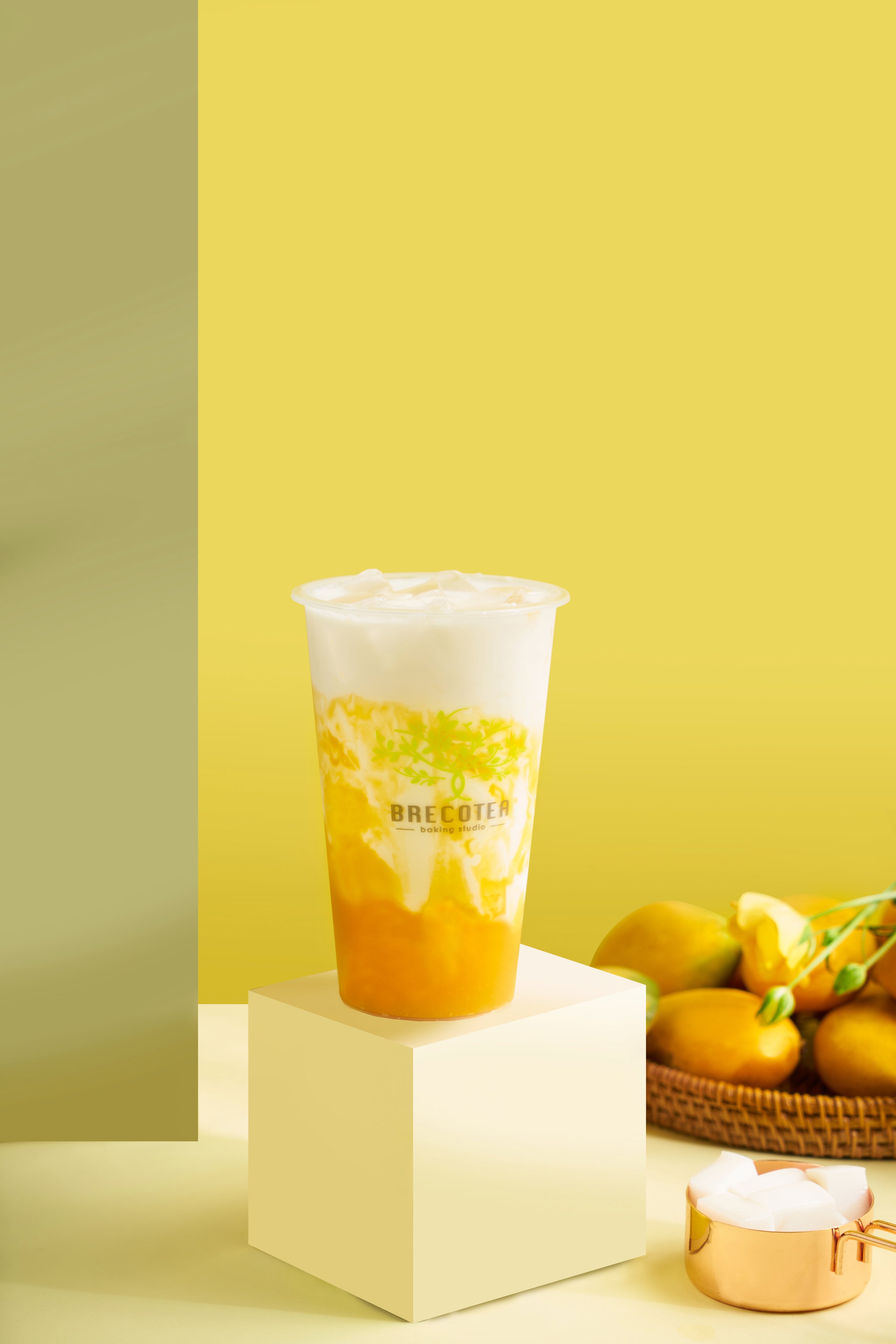 3. Mango Milk Tea | Brecotea